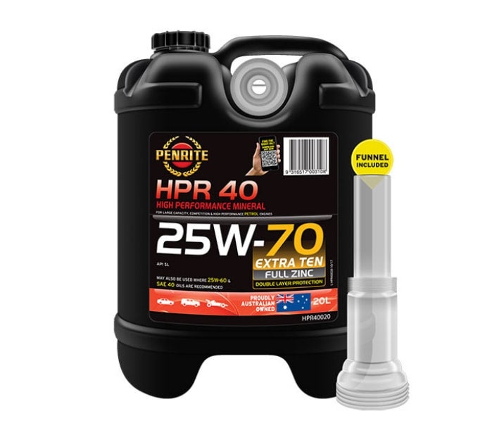 Penrite HPR 40 25W-70 (Mineral) 20L | Motor Oil Store