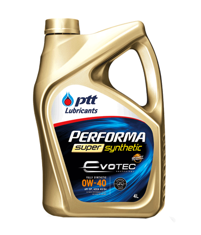 PTT PERFORMA SUPER SYNTHETIC SAE 0W-40 | Motor Oil Store