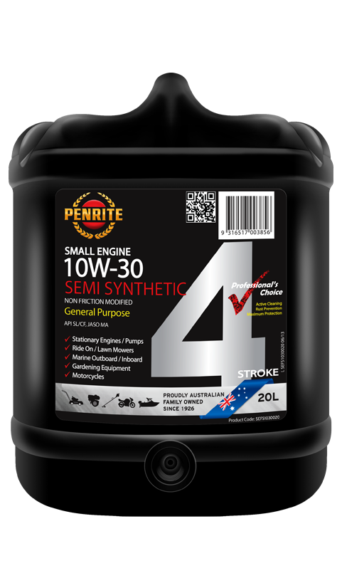 Small Block Engine Oil 4 STROKE 10W-30 ( Semi Synthetic ) 20L | Motor ...